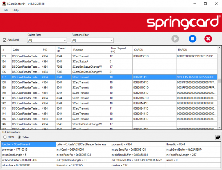 SCardSniffer spies the exchanges between a PC/SC application and PC/SC ...