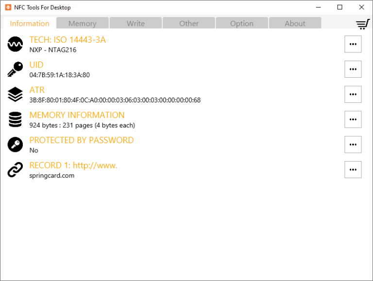 NFC Tools, a cool application for working with NFC tags and a PC/SC ...