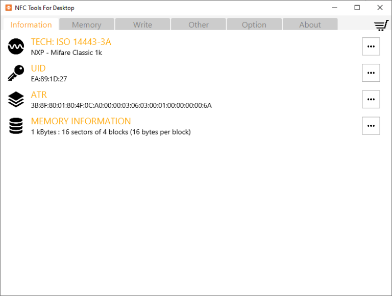 NFC Tools, a cool application for working with NFC tags and a PC/SC ...