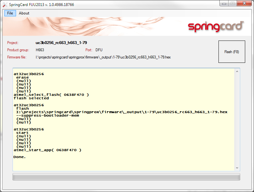 H663/H512 Families : Firmware Upgrade Procedure – www.springcard.com