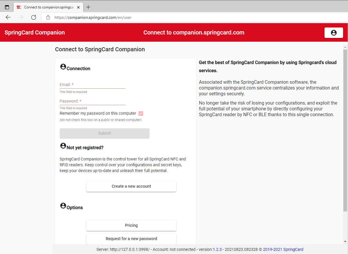 Getting started with SpringCard Companion – www.springcard.com