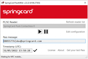 How to read RFID/NFC passes with SpringCard PC/SC couplers – SpringCard TechZone
